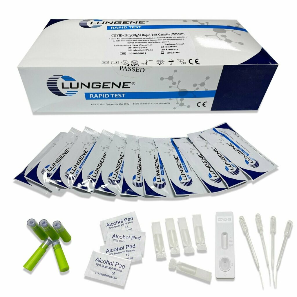 Lungene Rapid Test Kit (IgG/IgM) – Medmart Health
